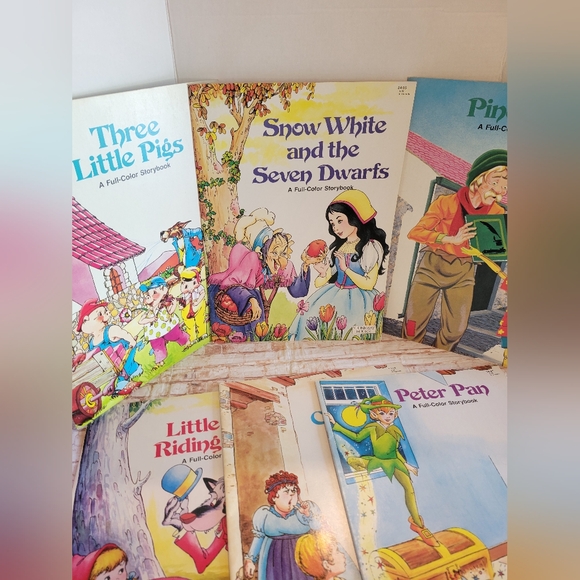 Stoneway | Other | Vtg 6 Lot Stoneway Jumbo Storybook Pan 3 Pigs ...